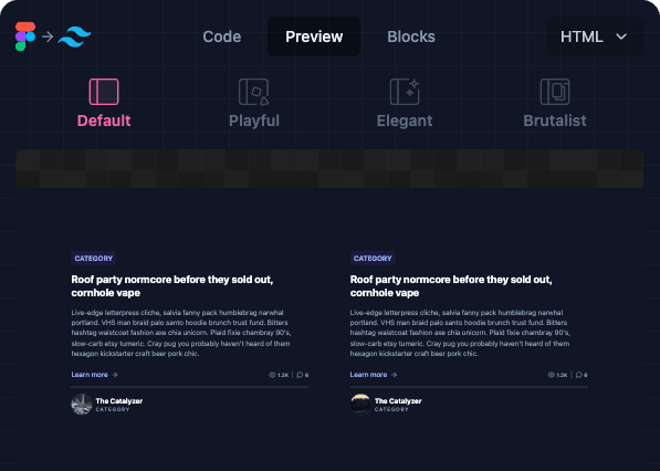 Figma to Tailwind CSS Plugin Figma to Tailwind CSS Plugin